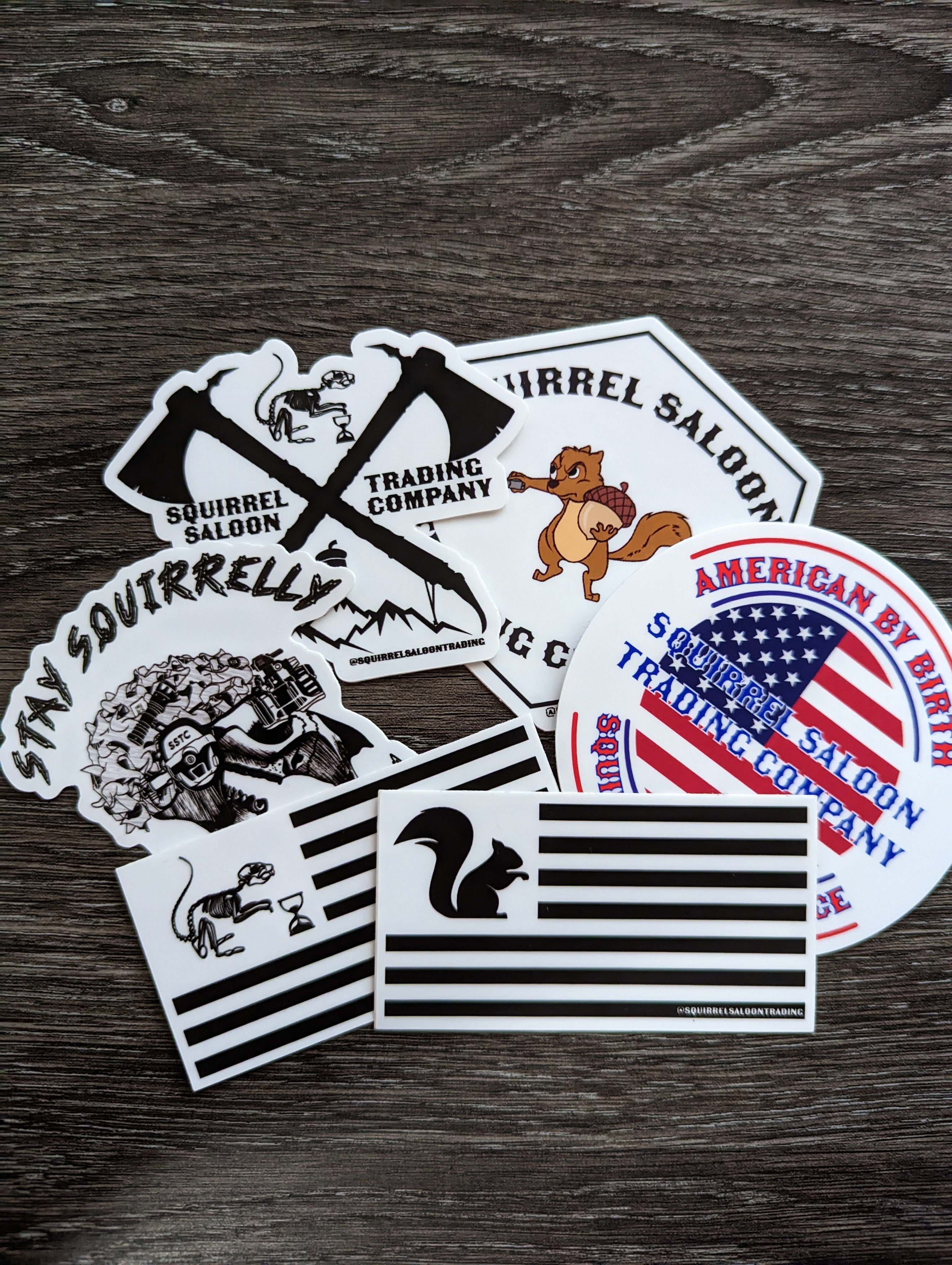 Stickers – Squirrel Saloon Trading Company LLC